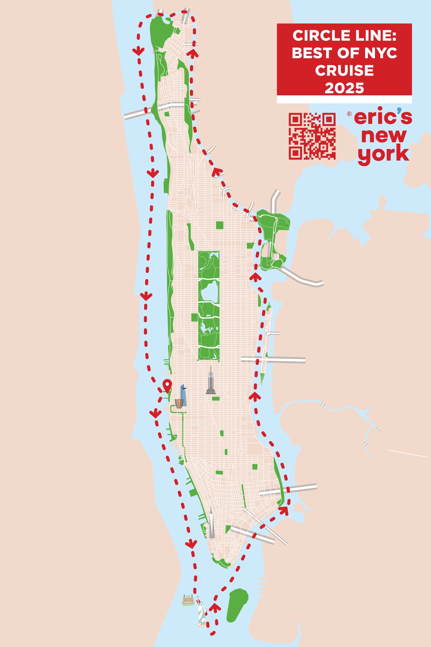 Circle Line: Best of NYC Cruise (2.5hrs) - NewYorkCity.ca