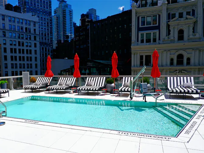 Times Square New York Hotel Pool Crowne Plaza Times Square Manhattan